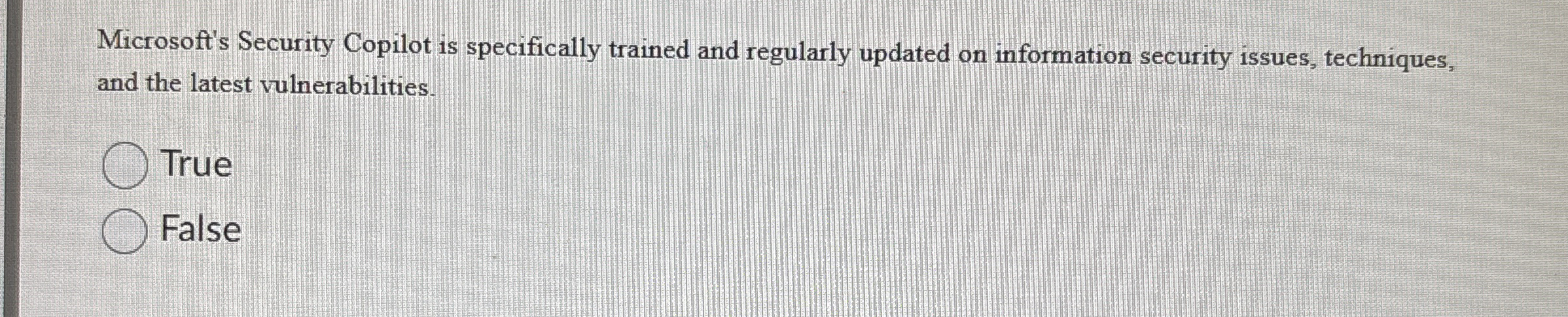 Solved Microsoft's Security Copilot is specifically trained | Chegg.com