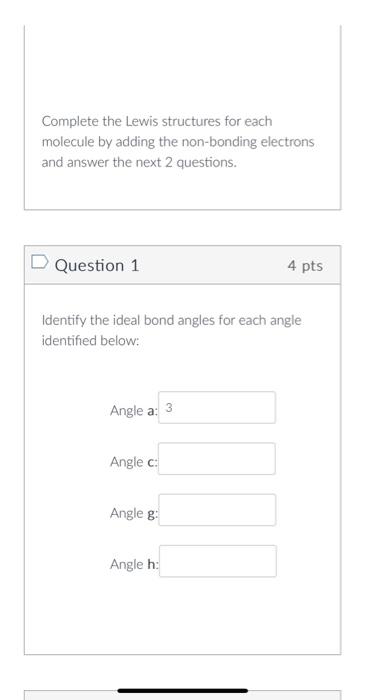 Solved Consider the 2 structures shown below:Complete the | Chegg.com