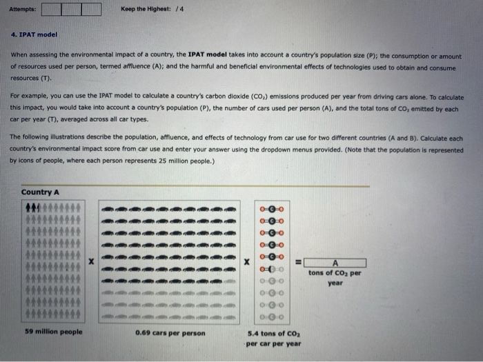Solved Attempts: Keep the Highest: /4 4. IPAT model When | Chegg.com