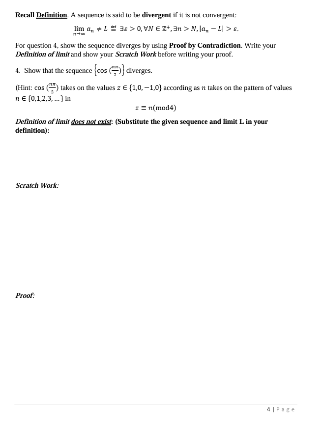 Solved Consider the sequence | Chegg.com