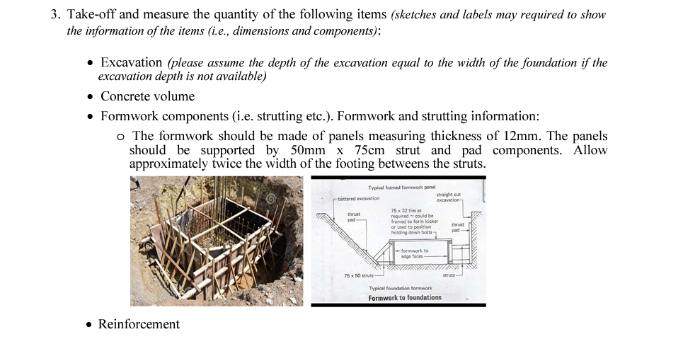 Solved * (please assume the depth of the excavation equal to | Chegg.com