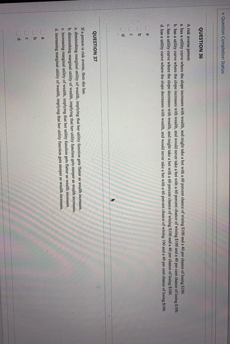 Solved Question Completion Status: QUESTION 34 Robert is | Chegg.com