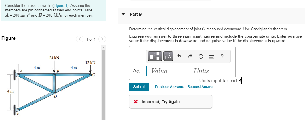 Solved Consider the truss shown in (Figure 1). ﻿Assume | Chegg.com