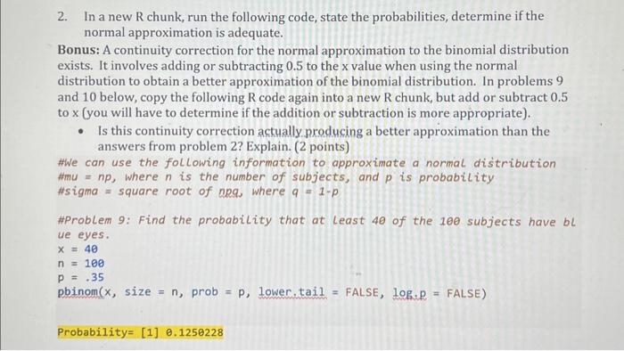 Solved probability is highlighted. just need to know how to | Chegg.com