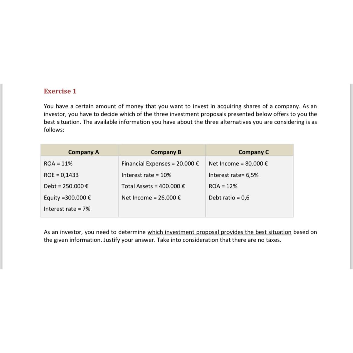 Solved Exercise 1You have a certain amount of money that you | Chegg.com