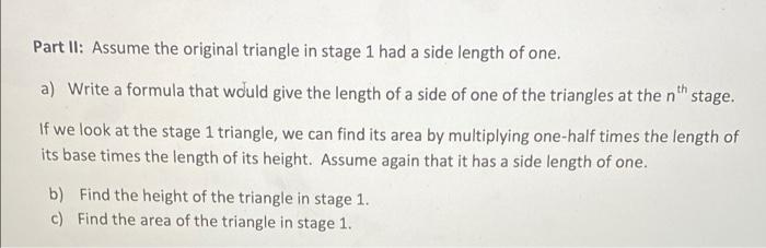 Solved The first three stages are shown here: Stage 1 Stage | Chegg.com