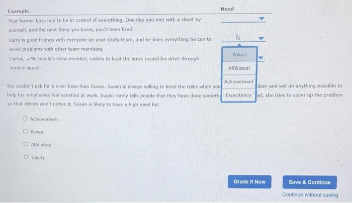 Solved Your former boss had to be in control of everything. | Chegg.com