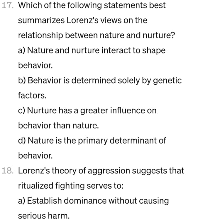 Solved Which of the following statements best summarizes | Chegg.com