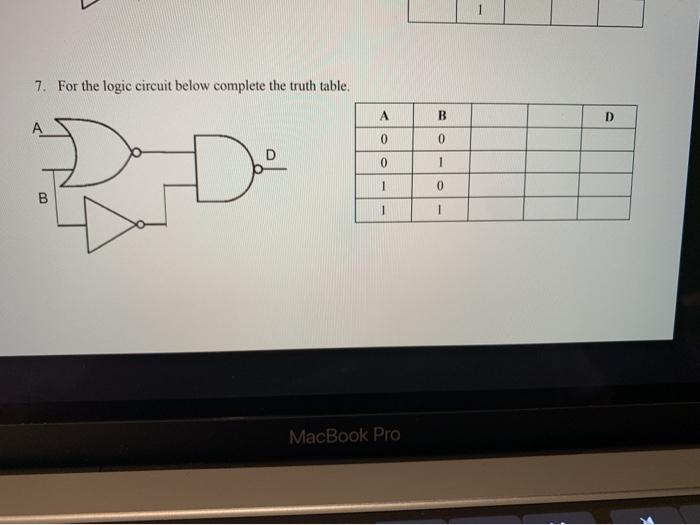 Solved 4. The figure below shows a logic circuit and its | Chegg.com
