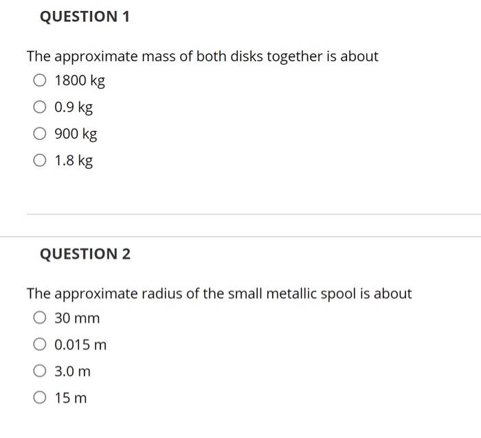 Solved 20-7-13 PHYS 2425 Rotational Acceleration Equipment: | Chegg.com