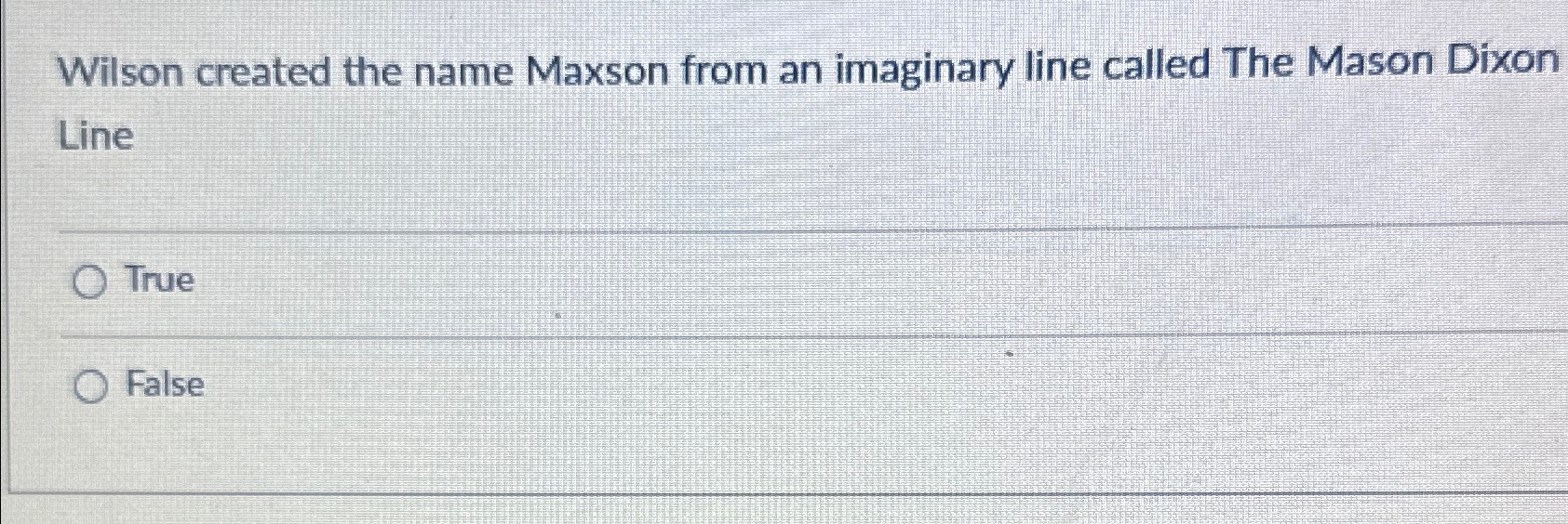 Solved Wilson created the name Maxson from an imaginary line | Chegg.com