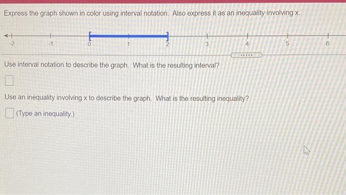 Solved Express the graph shown in color using interval | Chegg.com