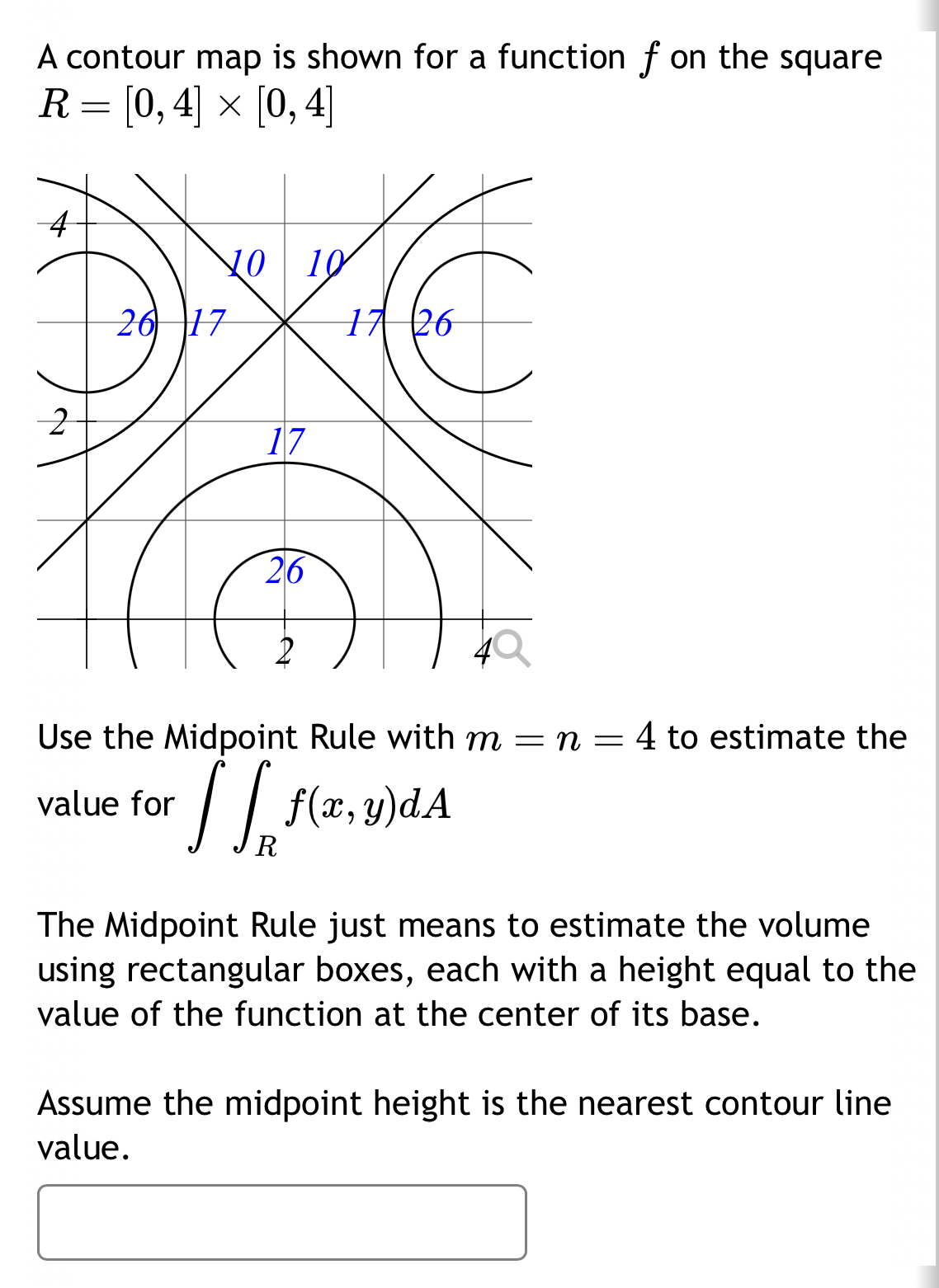 Solved A contour map is shown for a function f ﻿on the | Chegg.com
