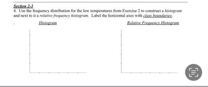 Solved Section 2-3 4. Use the frequency distribution for the | Chegg.com