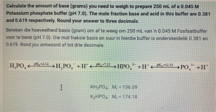 Solved Calculate the amount of base (grams) you need to | Chegg.com
