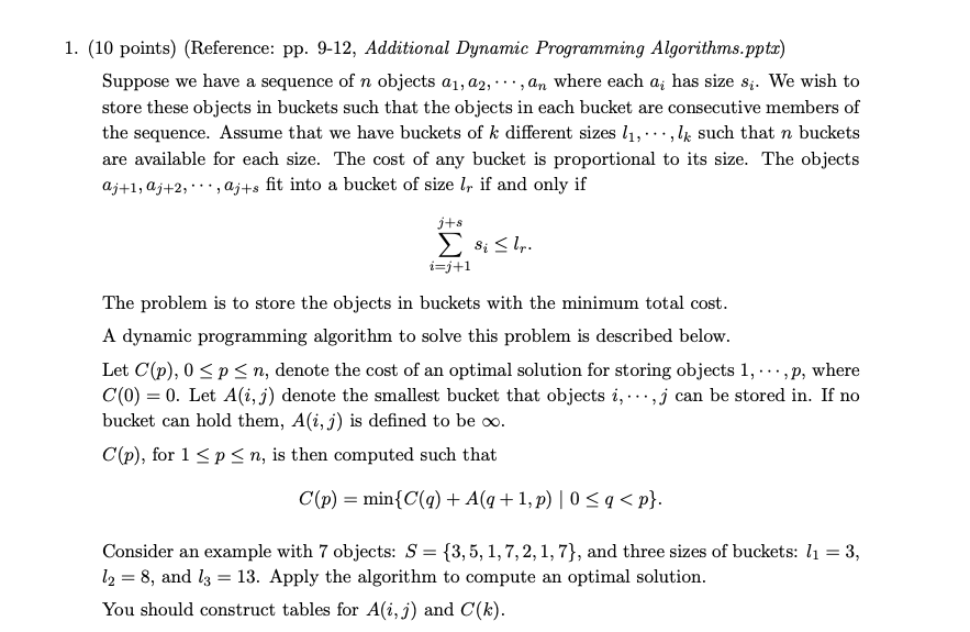 Solved Suppose we have a sequence of n ﻿objects | Chegg.com