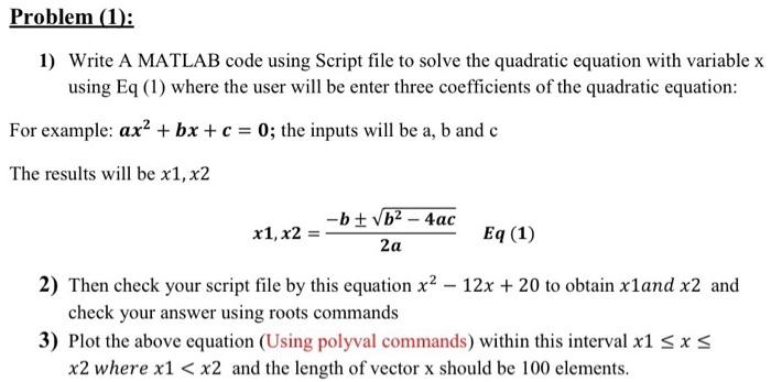 Solved Please use a Matlab code c++ and screenshot the code | Chegg.com