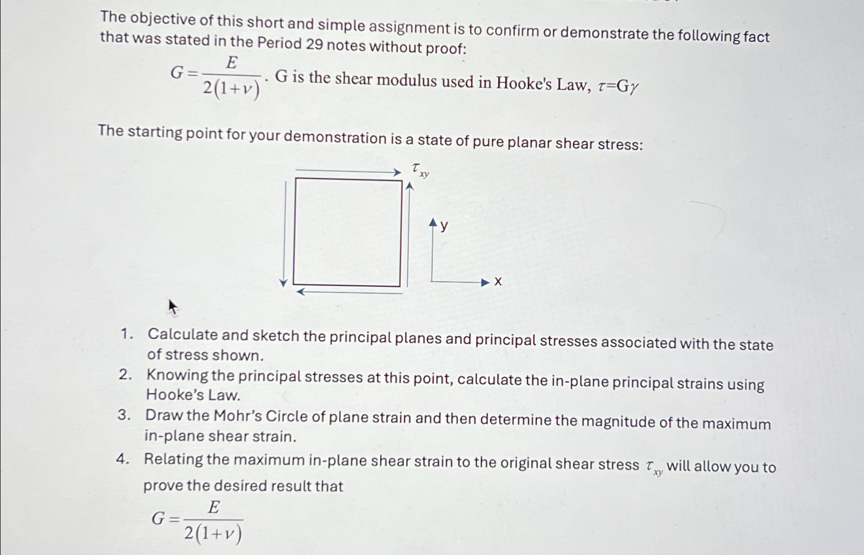 Solved The objective of this short and simple assignment is | Chegg.com