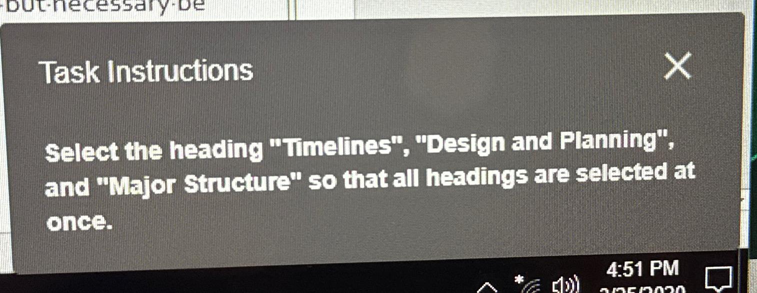 Solved Task InstructionsSelect the heading "Timelines", | Chegg.com