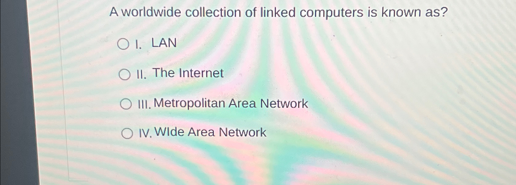 Solved A worldwide collection of linked computers is known | Chegg.com