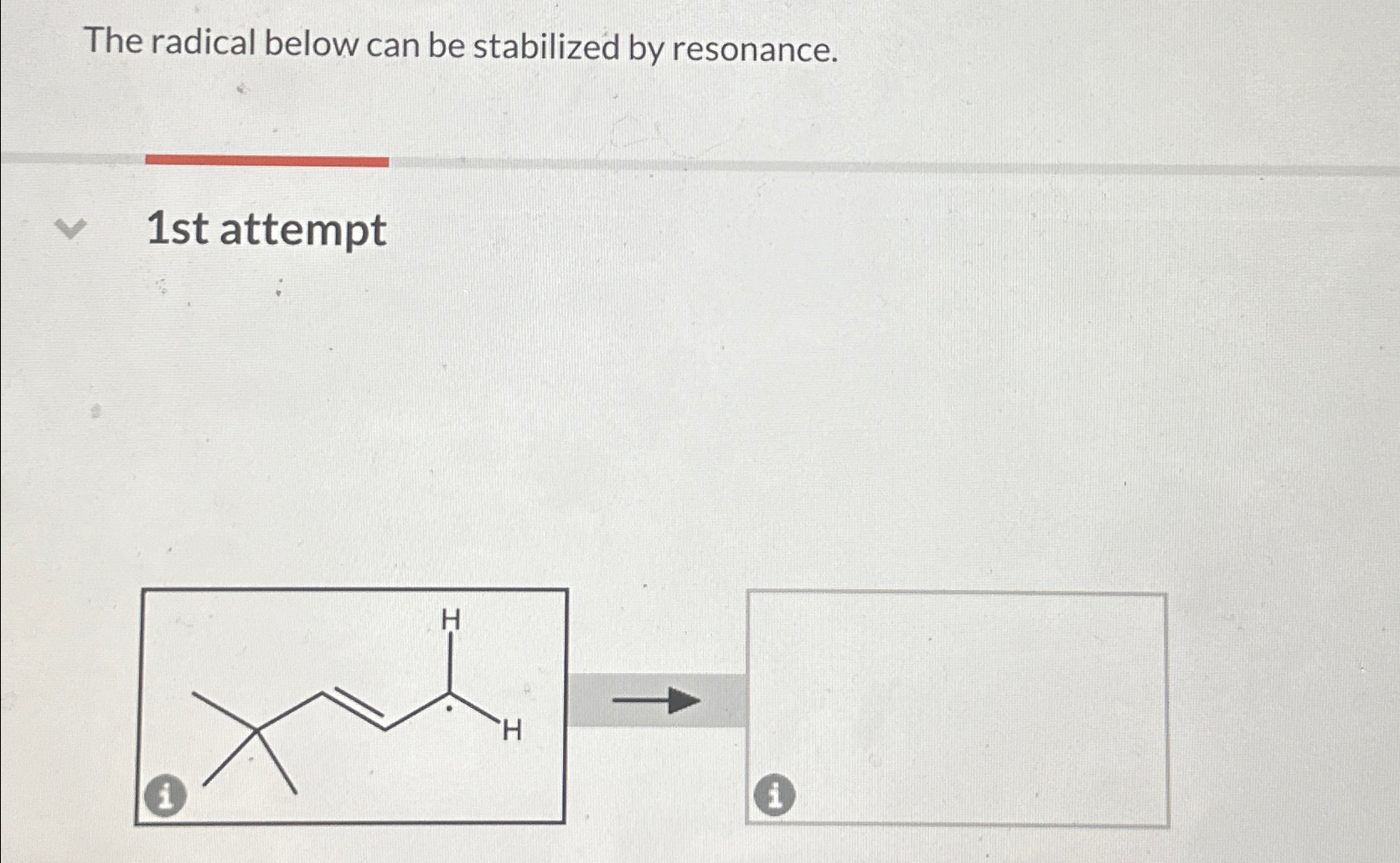 Solved The radical below can be stabilized by resonance. | Chegg.com