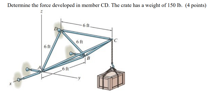 Solved Determine the force developed in member CD. The | Chegg.com Solved Determine the force developed in member CD. The | Chegg.com
