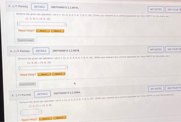 Solved Specify the sets by roster. (a) { Even counting | Chegg.com