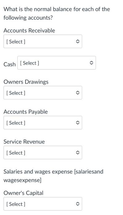 Solved The terms debit and credit mean increase and decrease | Chegg.com