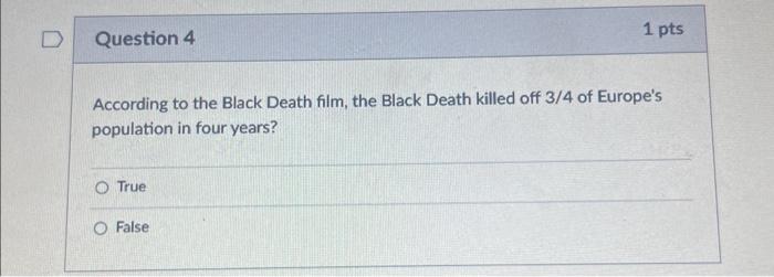 According to the Black Death film, In 1392 C.E. the | Chegg.com