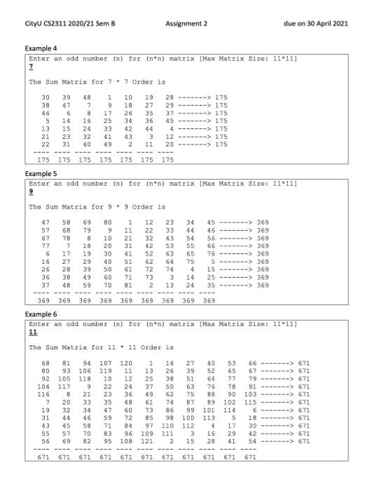 Solved CityU CS2311 2020/21 Sem B Assignment 2 due on 30 | Chegg.com