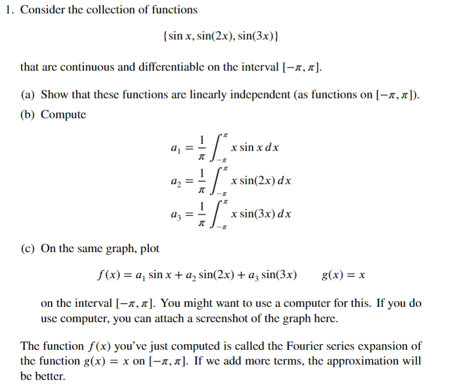 Solved Consider the collection of | Chegg.com