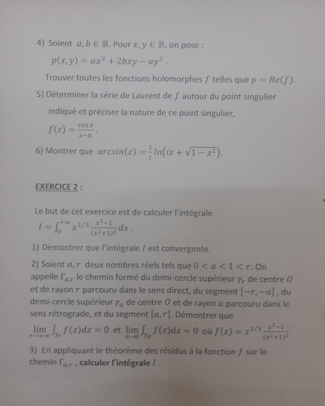 Solved Soient a,binR. Pour x,yinR, on pose | Chegg.com