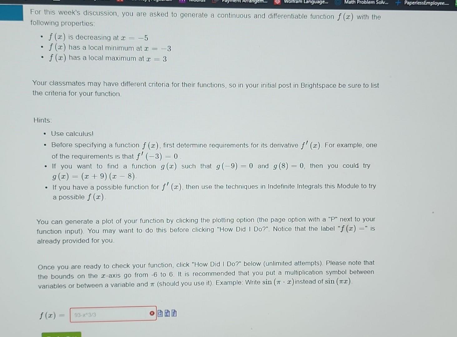 Solved For this week's discussion, you are asked to generate | Chegg.com