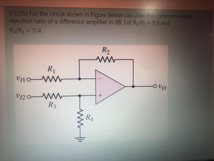 Solved [CLO5] For the circuit shown in Figure below | Chegg.com