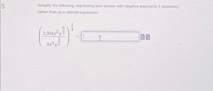 Solved LO Simplify the following, expressing your answer | Chegg.com