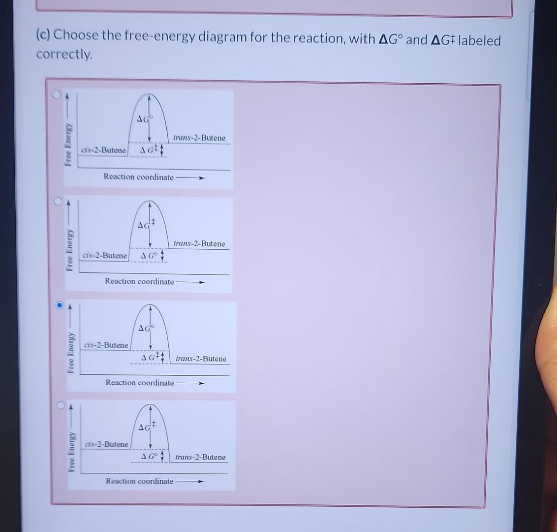 Solved Consider the interconversion of cis-2-butene and | Chegg.com