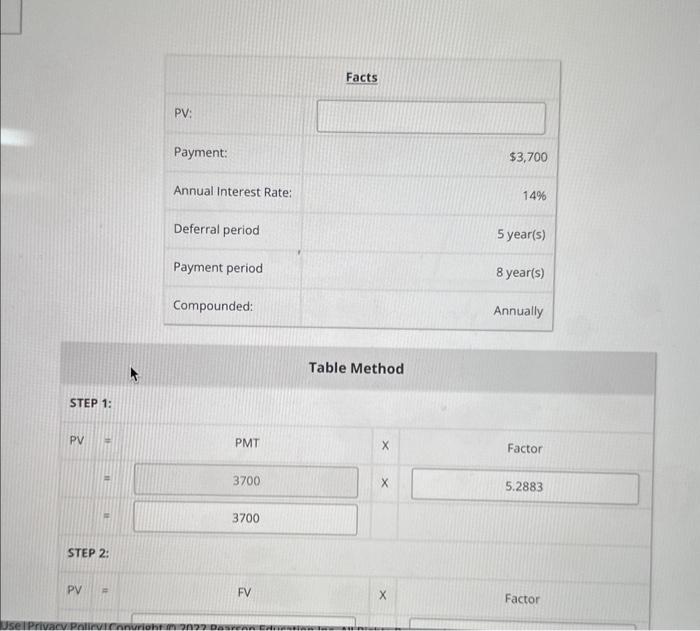 Solved Activity 4.a - Solving for Present Value, Deferred | Chegg.com