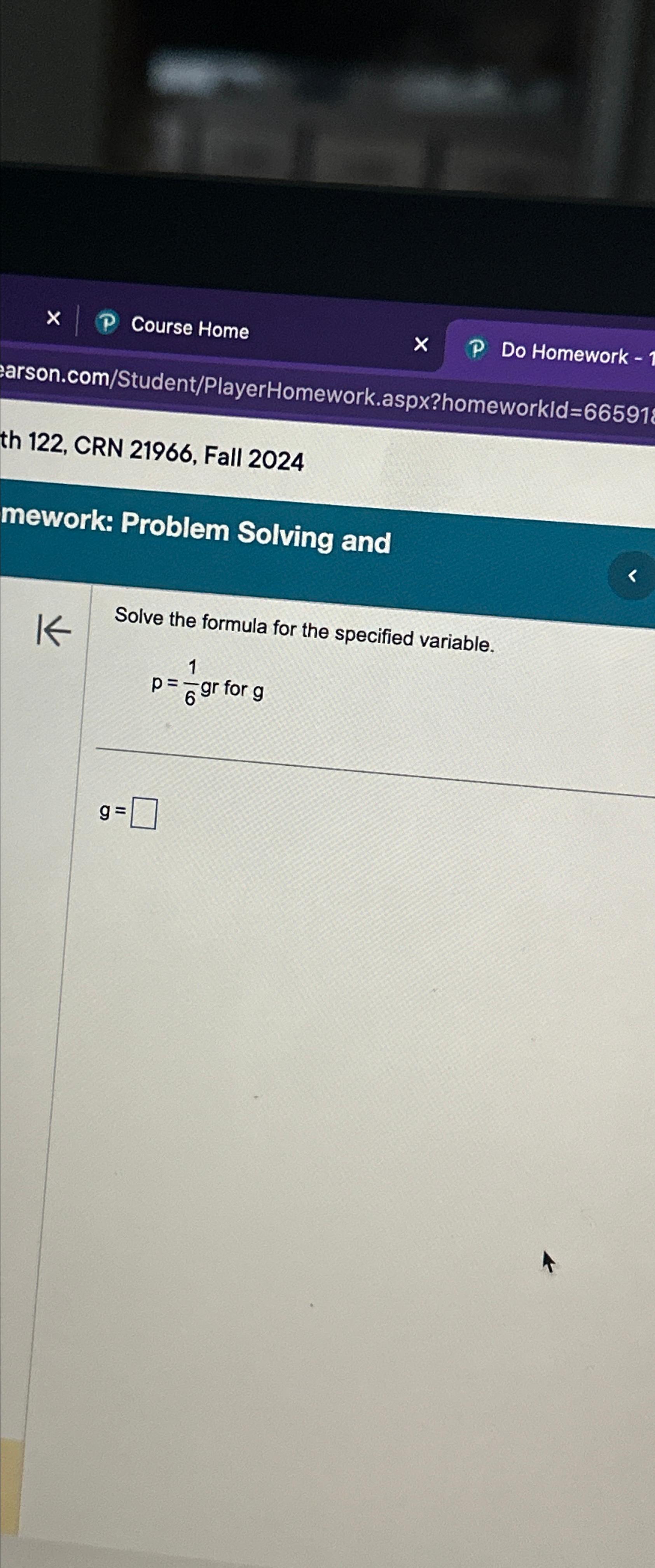 Solved Course HomeDo Homework - 1th 122, ﻿CRN 21966, ﻿Fall | Chegg.com