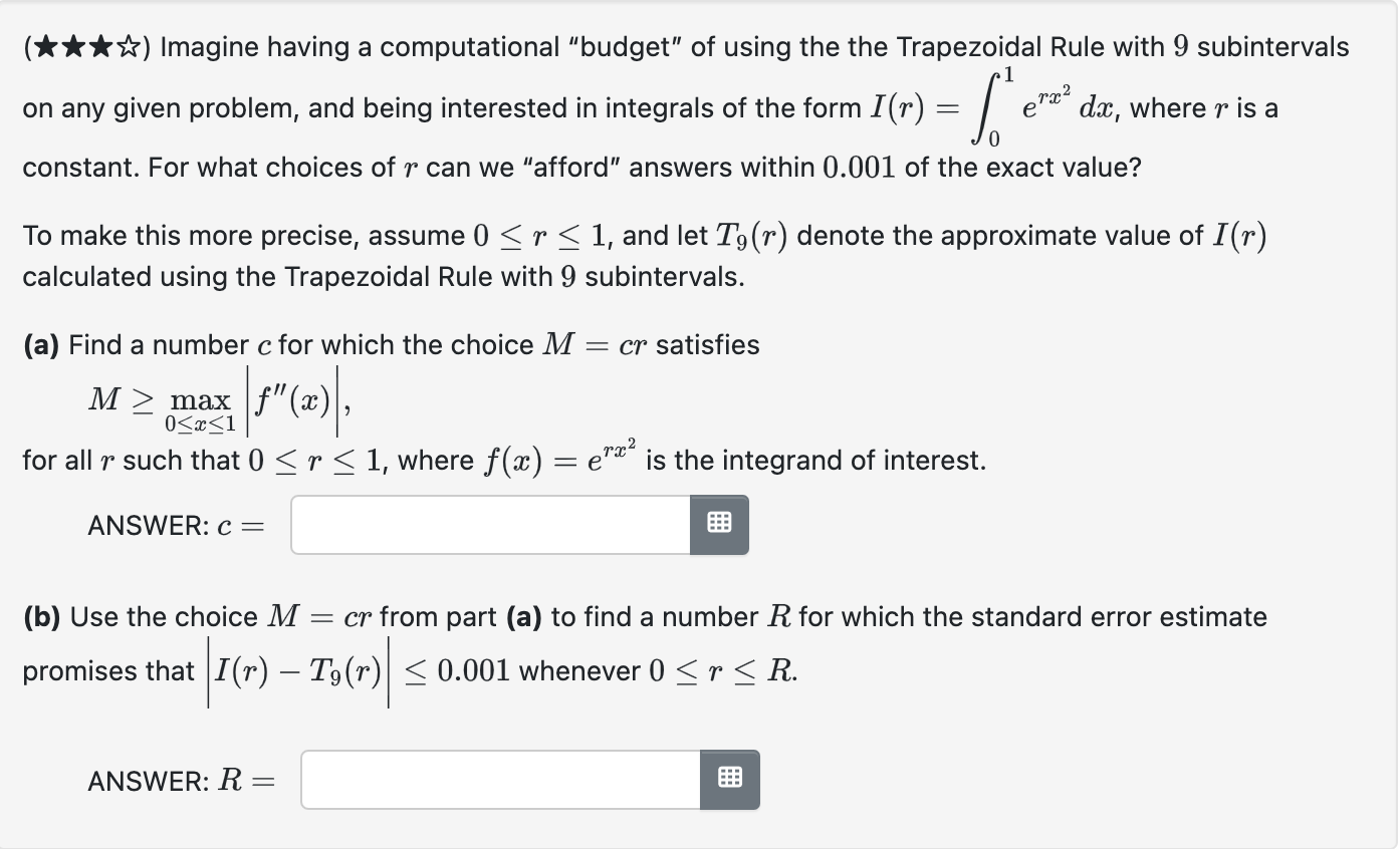 Solved (*********⇝) ﻿Imagine having a computational "budget" | Chegg.com