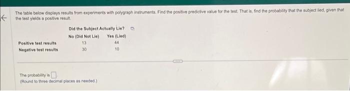 Solved The table below displays results from experiments | Chegg.com