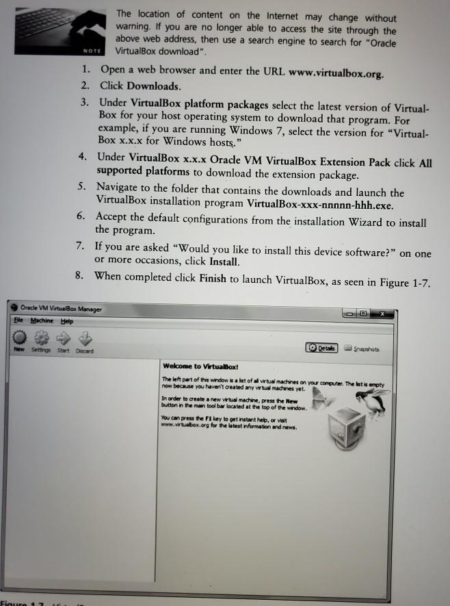 Solved Project 1-3: Create a Virtual Machine of Windows 8.1 | Chegg.com