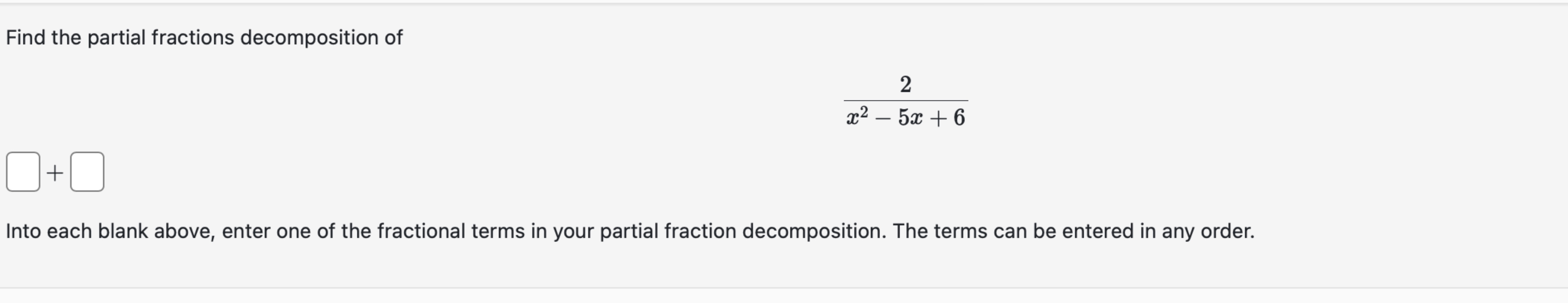 Solved Find the partial fractions decomposition | Chegg.com