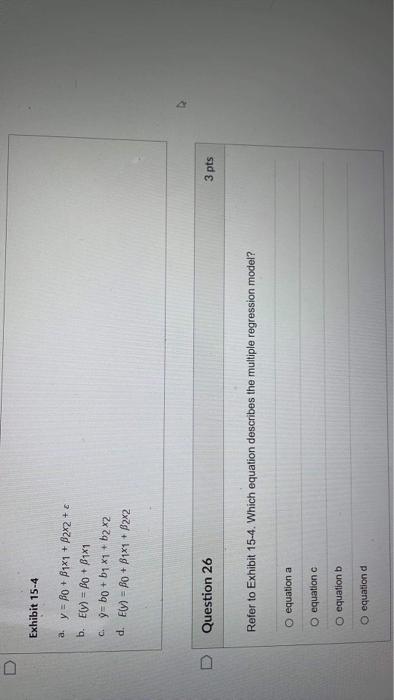 Solved Exhibit 15-1 In a regression model involving 44 | Chegg.com Solved Exhibit 15-1 In a regression model involving 44 | Chegg.com