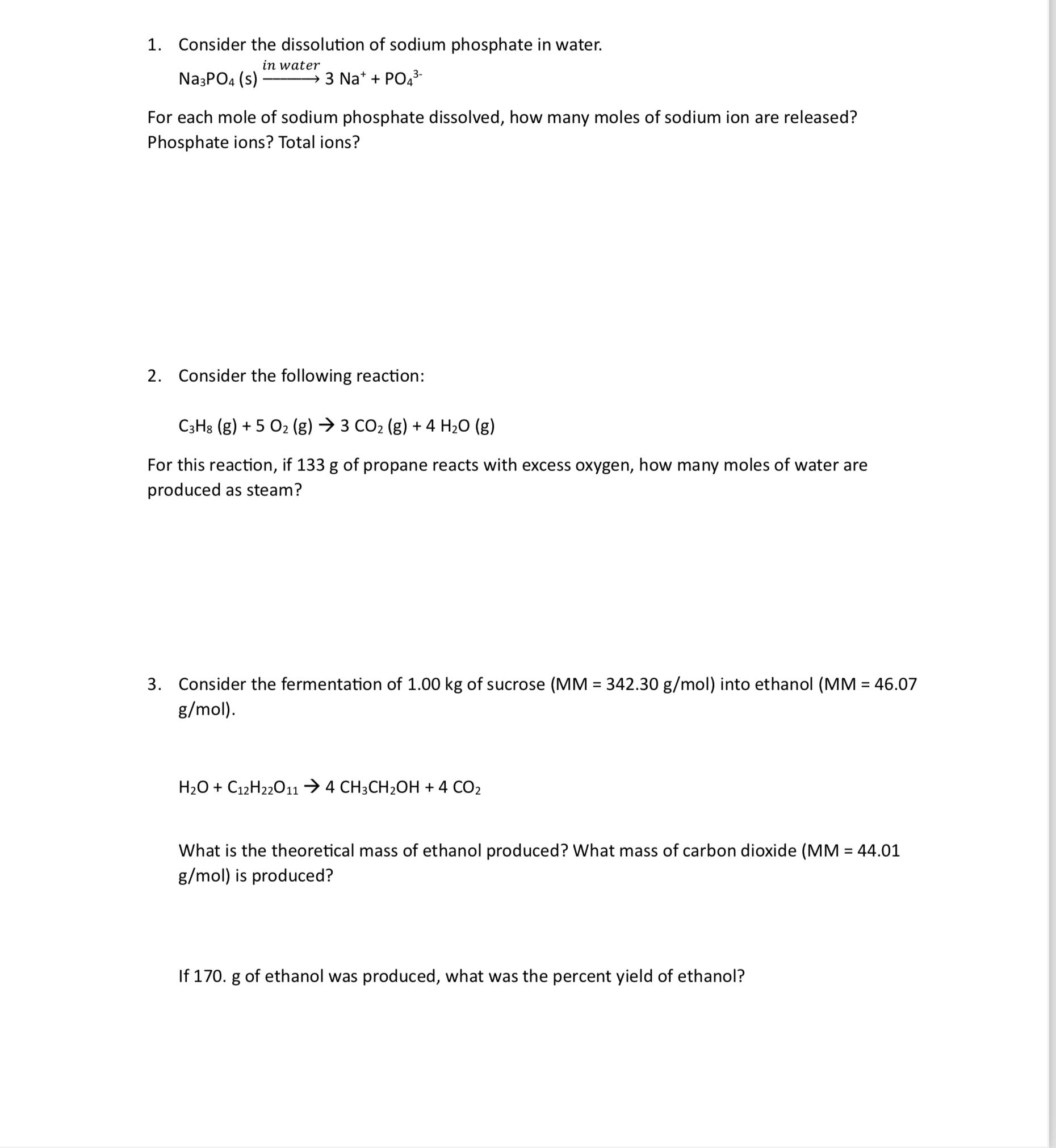 Solved Consider the dissolution of sodium phosphate in | Chegg.com