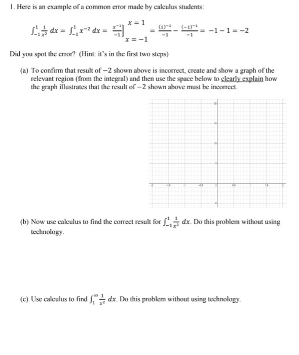 Solved Here is an example of a common error made by calculus | Chegg.com