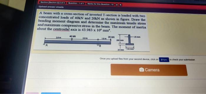 Solved Section Section 2)2 of 3 Upload answer sheets | Chegg.com