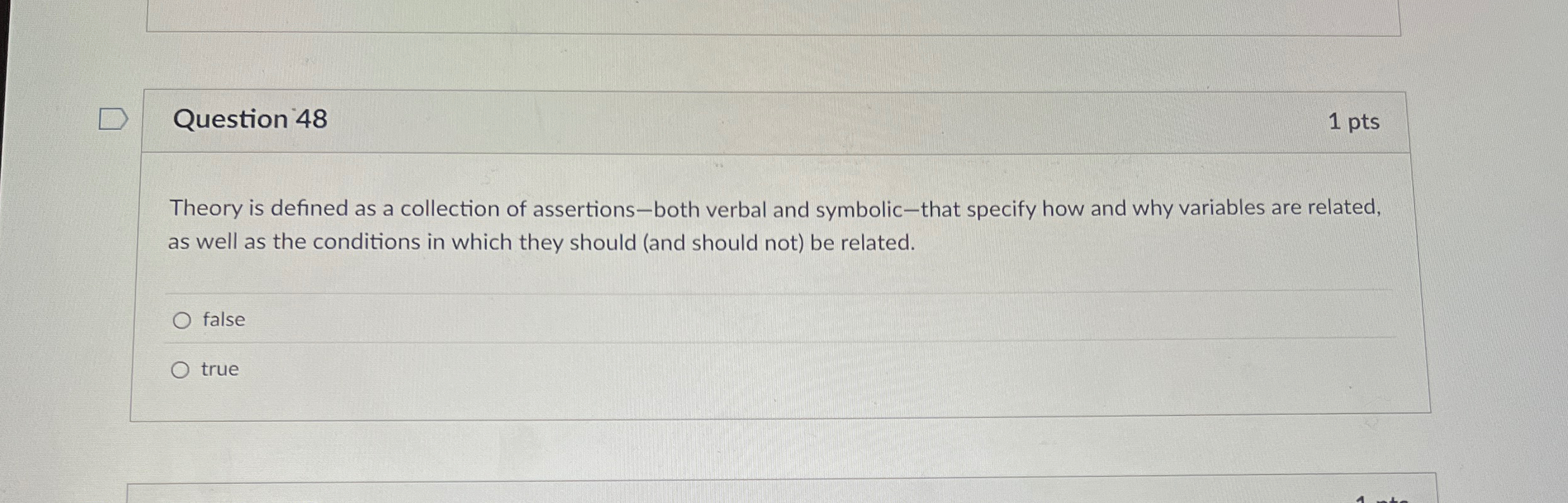 Solved Question 48Theory is defined as a collection of | Chegg.com
