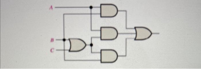 Solved Find the boolean expression of the following circuit, | Chegg.com