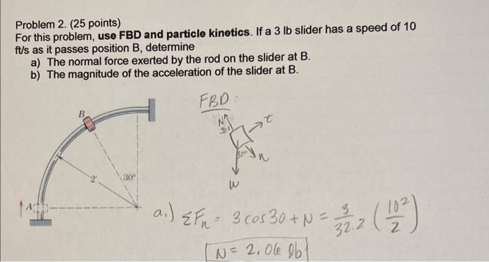 Solved Problem 2. ( 25 points) For this problem, use FBD and | Chegg.com