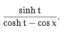 Solved sinh t t cosh t- cos X | Chegg.com